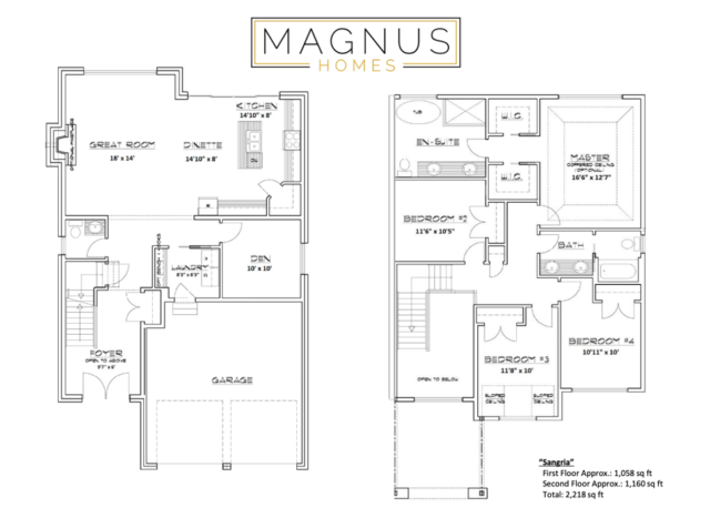 The Sangria floorplan Marketing | Magnus Homes