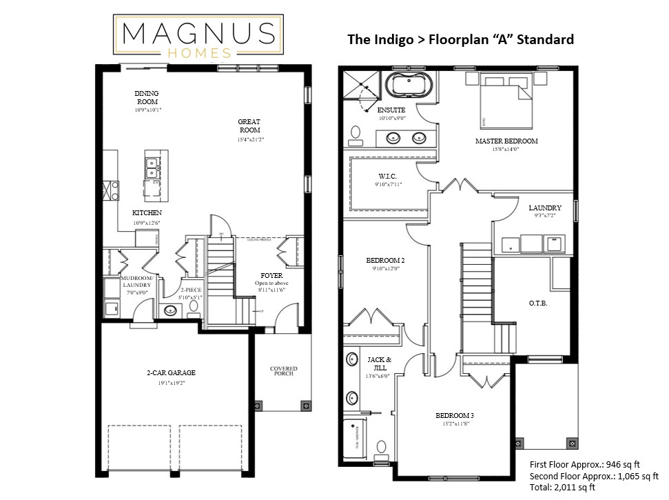 Indigo Model A layout | Magnus Homes